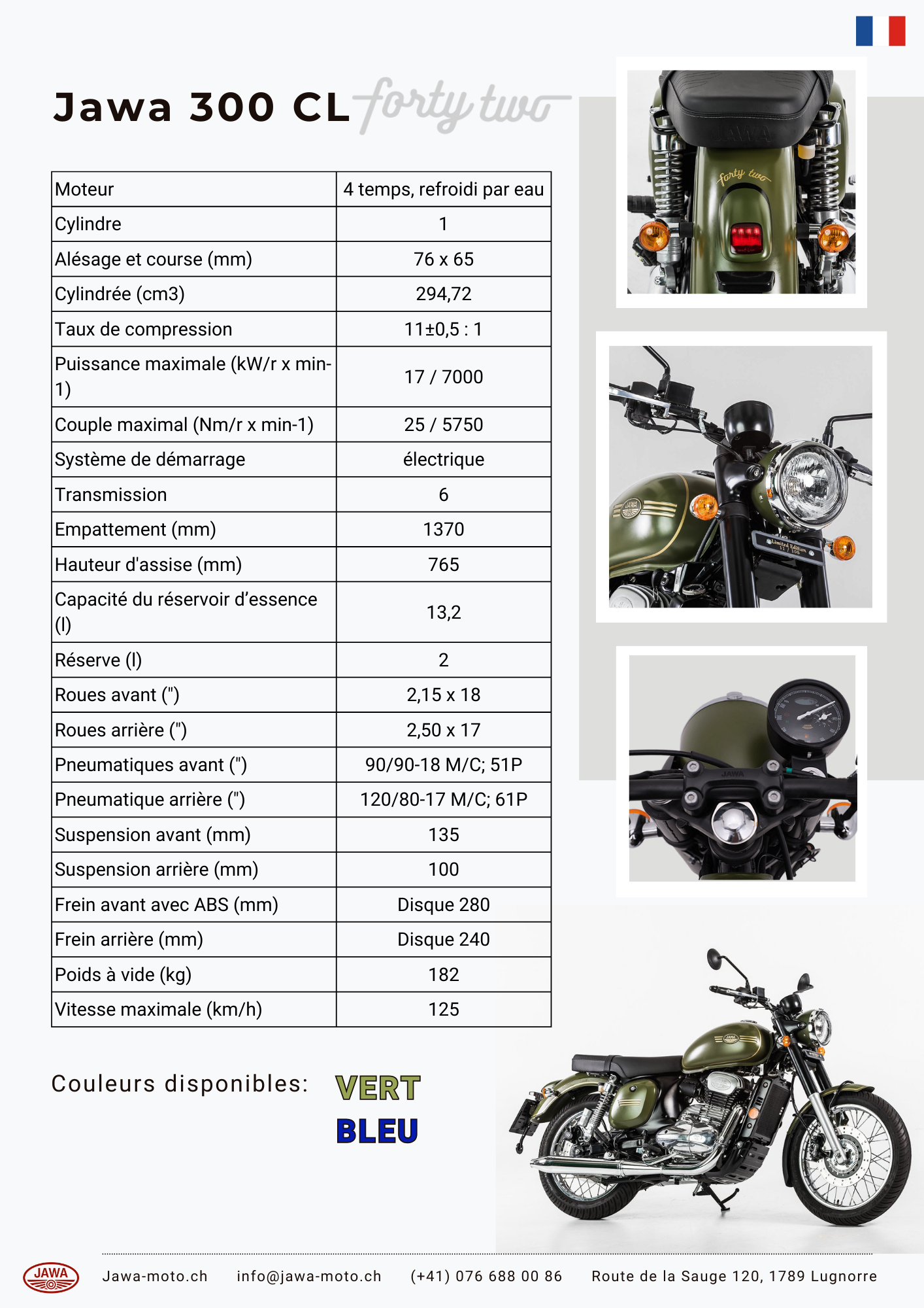 Jawa 300 CL “Forty Two” – the limited edition - Jawa Motorcycles ...